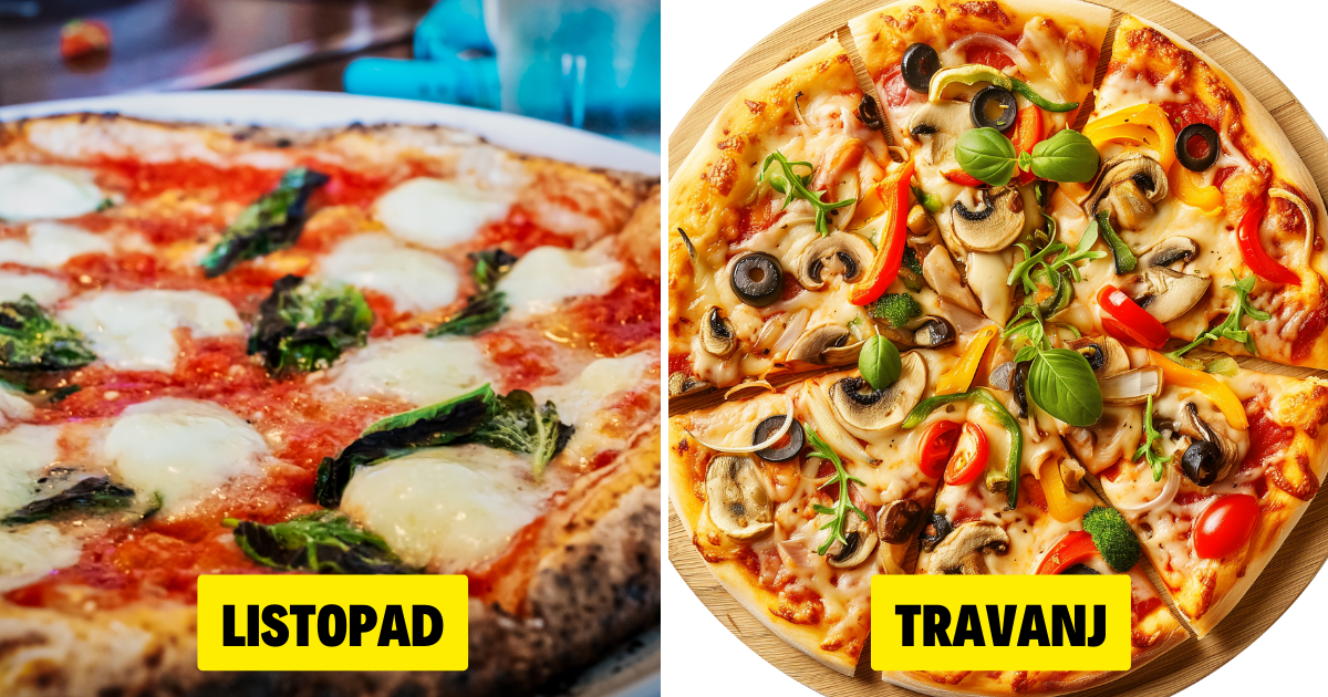 KVIZ: Ocijeni sve vrste pizza i pogađamo ti mjesec rođenja | Joomboos ...